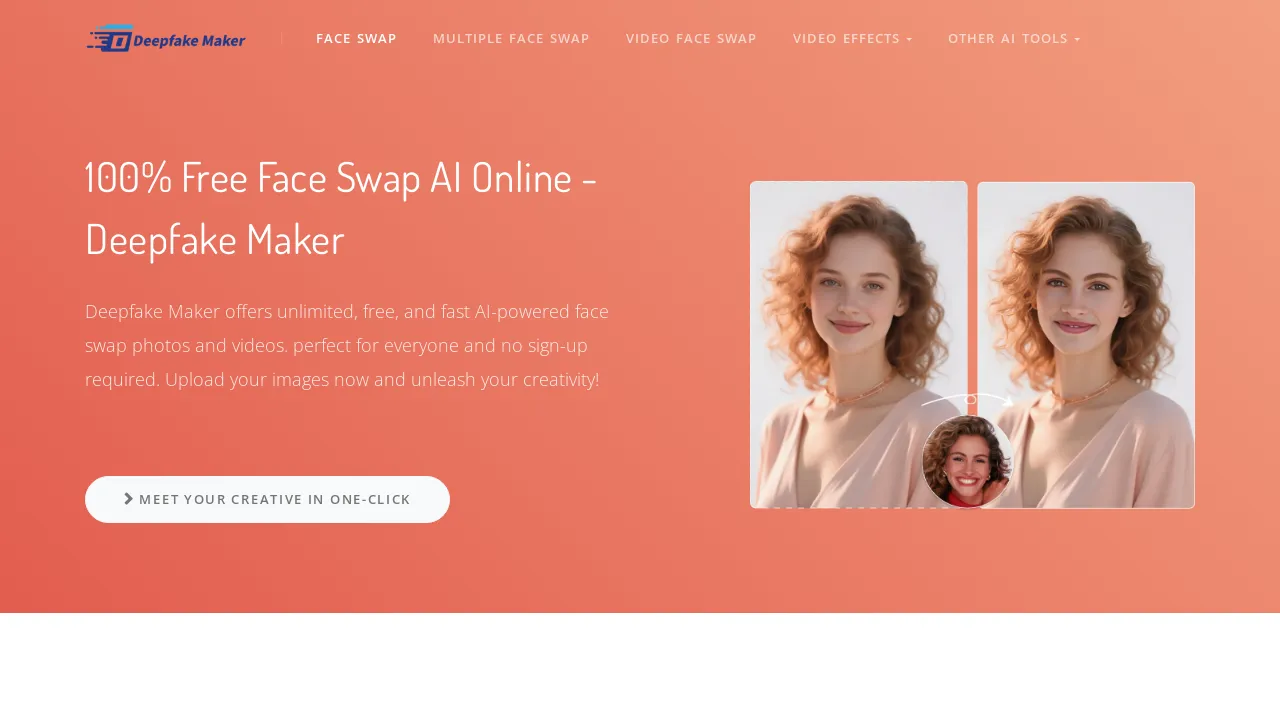 Deepfake Maker | Free Face Swap AI Online - BestofAI